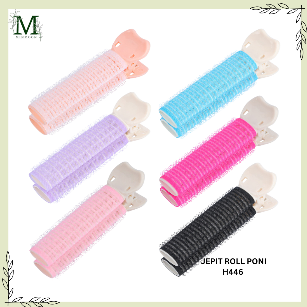 Jual MINMOON - ROLL RAMBUT JEPIT KOREA ROLL PONI H446 JEPIT PENAMBAH ...