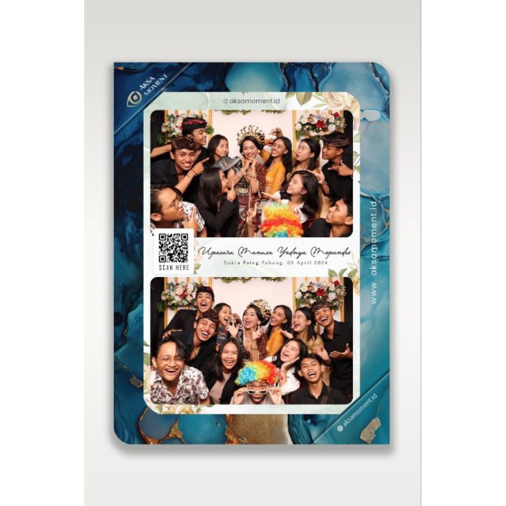 Jual Custom frame photobooth 4R cetak 2 sisi dan laminating | Shopee ...
