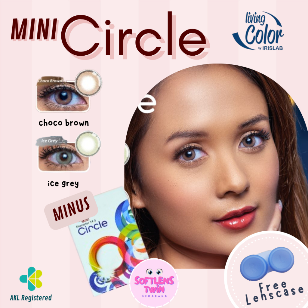 Jual SOFTLENS MINUS MINI CIRCLE DIAMETER 14 MM by LIVING COLOR | Shopee ...