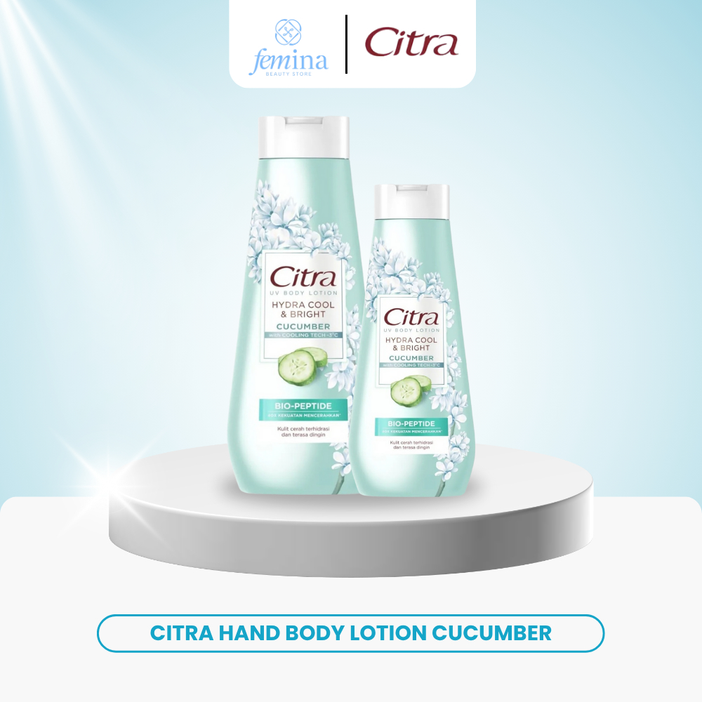 Jual Tokofemina - Citra Body Lotion Hydra Cool & Bright Cucumber ...