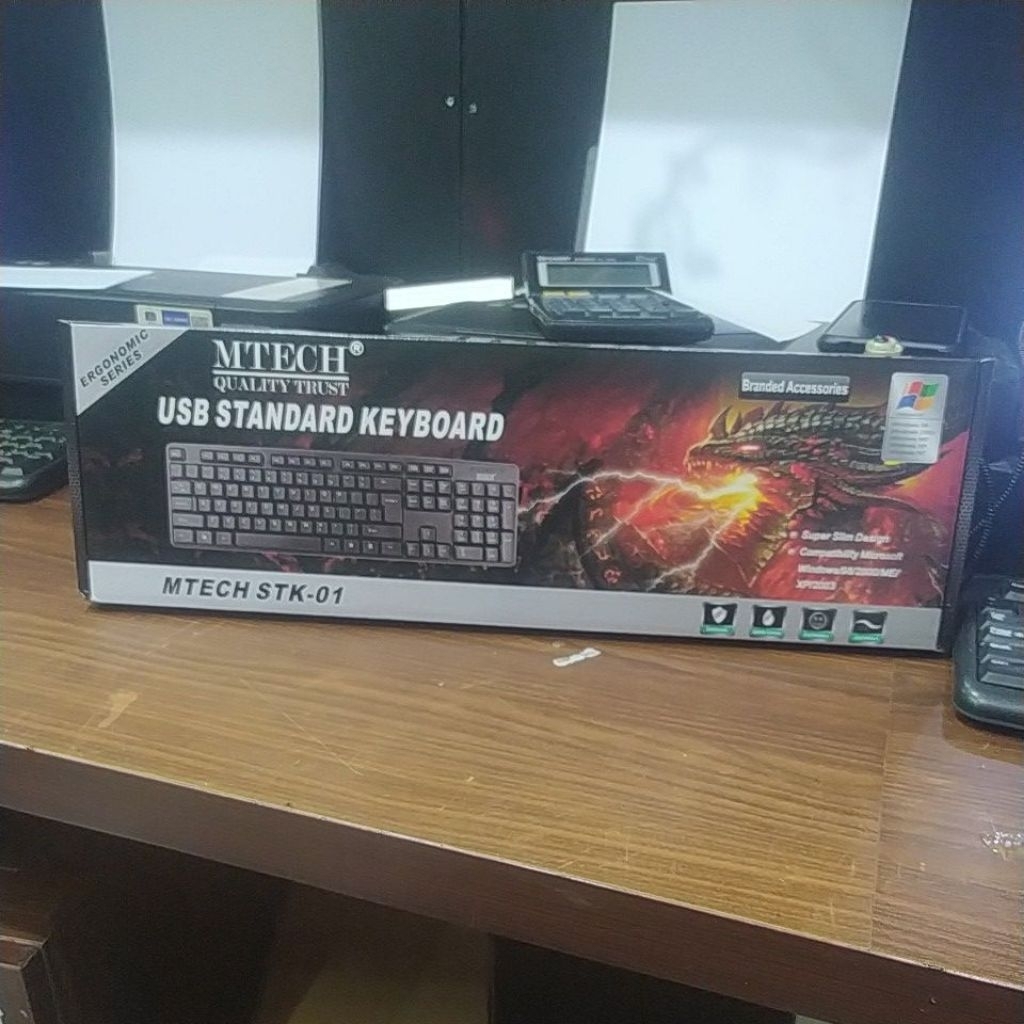 Jual Keyboard USB Standar M-Tech Stk-01 Original for PC Laptop Hitam ...