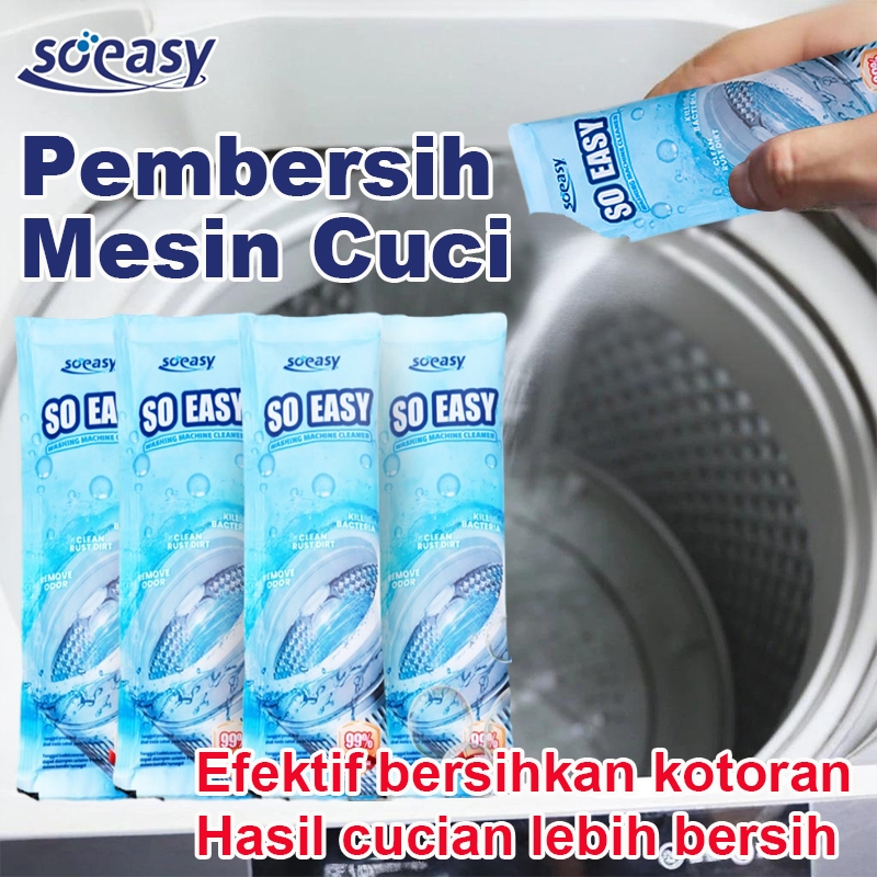 Jual SO EASY Washing Machine Cleaner Bubuk Ampuh Menghilangkan Kotoran ...