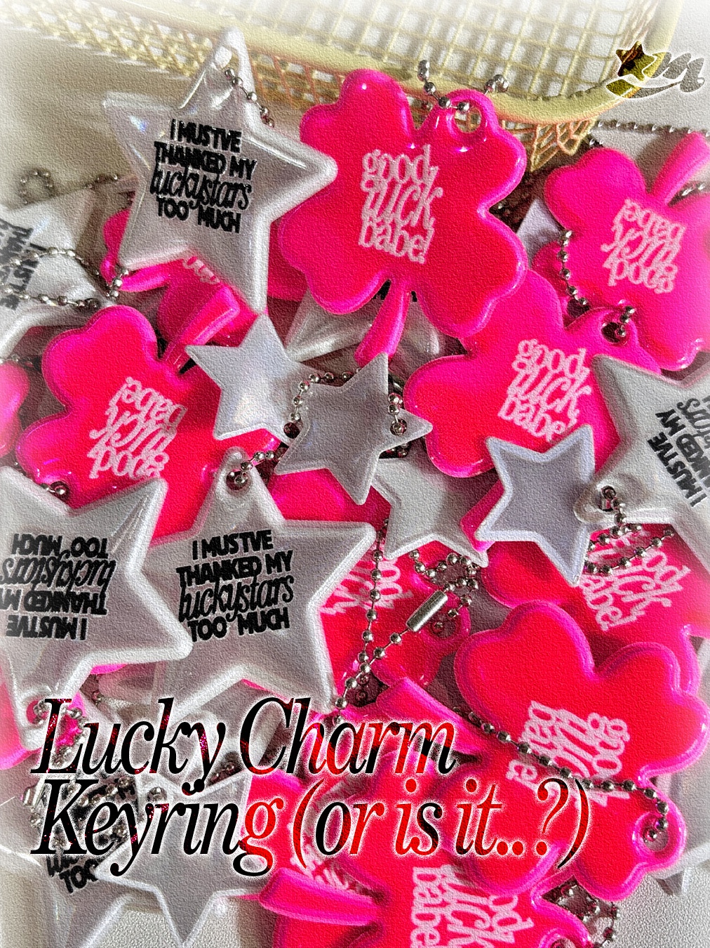 Jual Reflective PVC Lucky Charm Keyring (or is it...?) | Shopee Indonesia