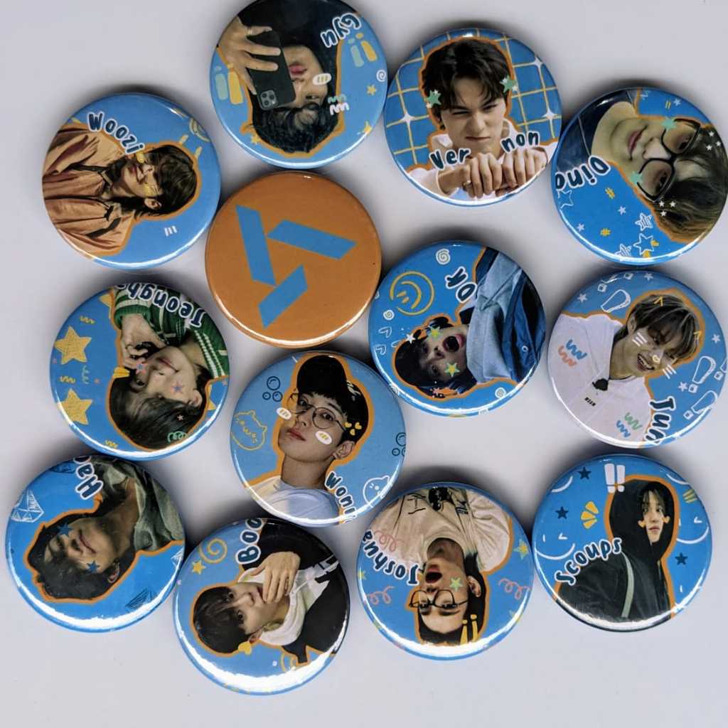 Jual [Pinitials] Pin/Bros Tema KPOP Seventeen | Shopee Indonesia