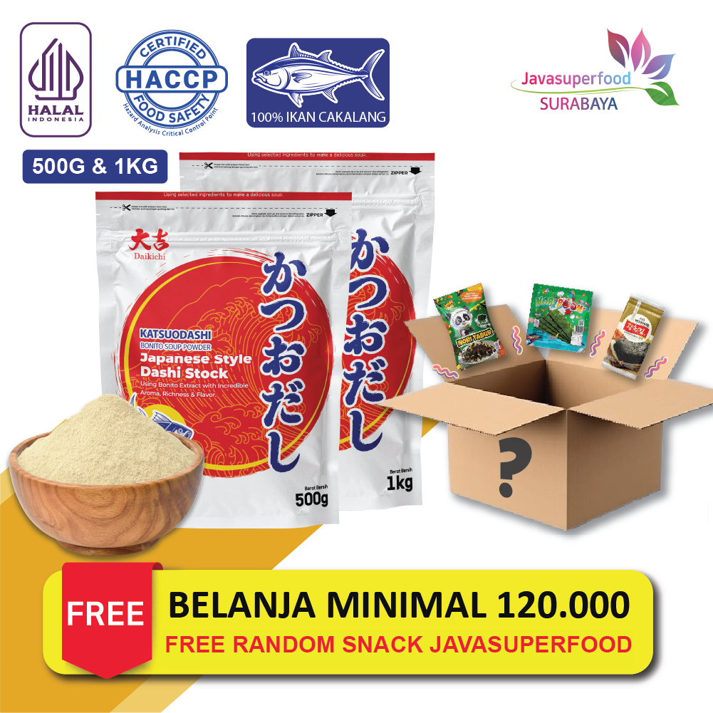 Jual [HALAL] DAIKICHI KATSUODASHI PREMIUM BONITO SOUP POWDER / BUBUK ...