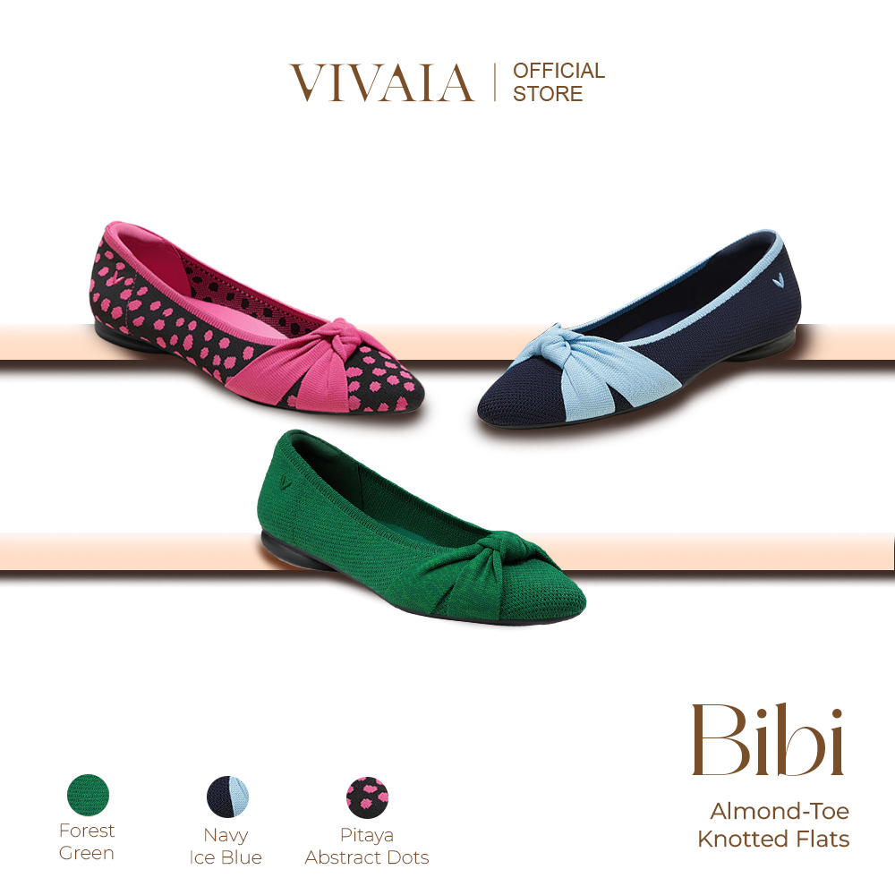 Jual VIVAIA Sepatu Wanita Almond-Toe Knotted Flats (Bibi) - Pitaya ...
