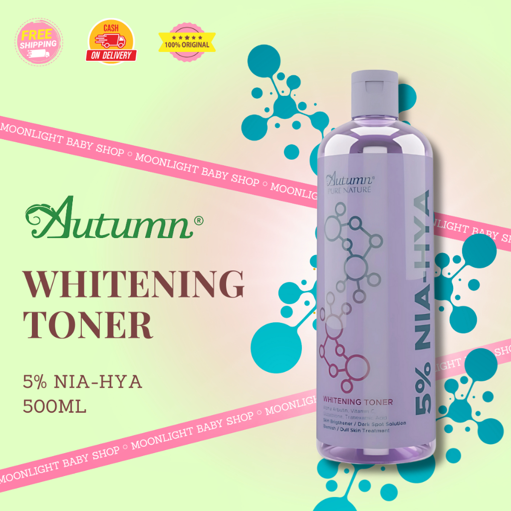 Jual Autumn 5% NIA–HYA Whitening Toner 500ml | Shopee Indonesia
