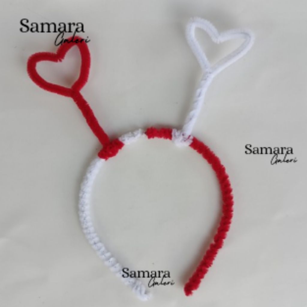 Jual Bando 17 Agustusan Model Love Bando Merah Putih 17an | Bando ...