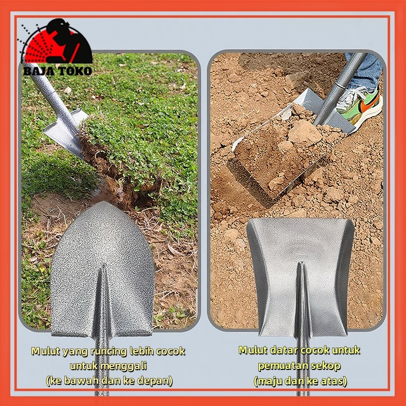 Jual Sekop pasir ukuran 1.2 meter-Sekop garuk tanah pasir-Sekop alat ...