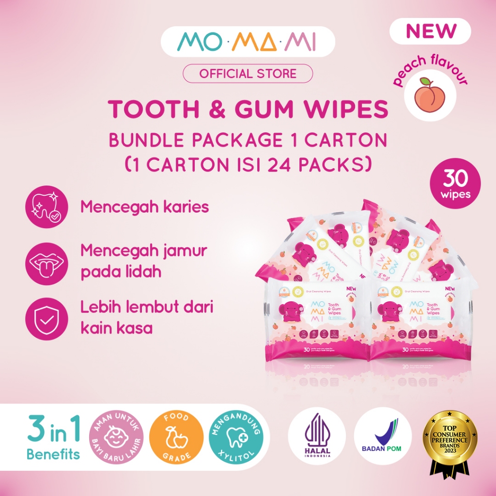 Jual Momami Wet Tissue Bundle Carton 24 & 48 pcs - Tissue Basah ...