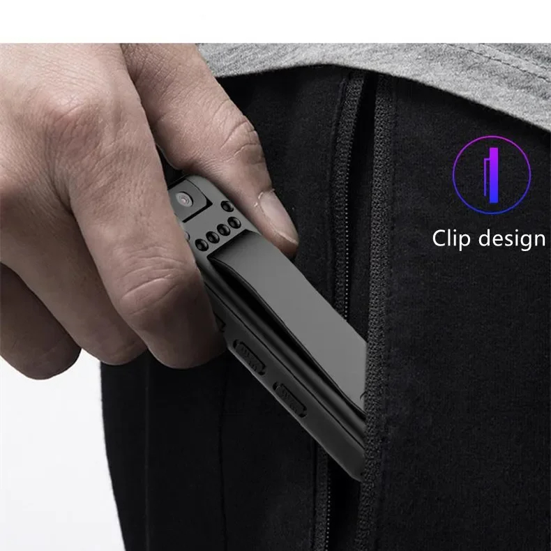 Jual ORI Body Cam Mini Camera Full HD 1080P Rotating Lens 400mAh ...