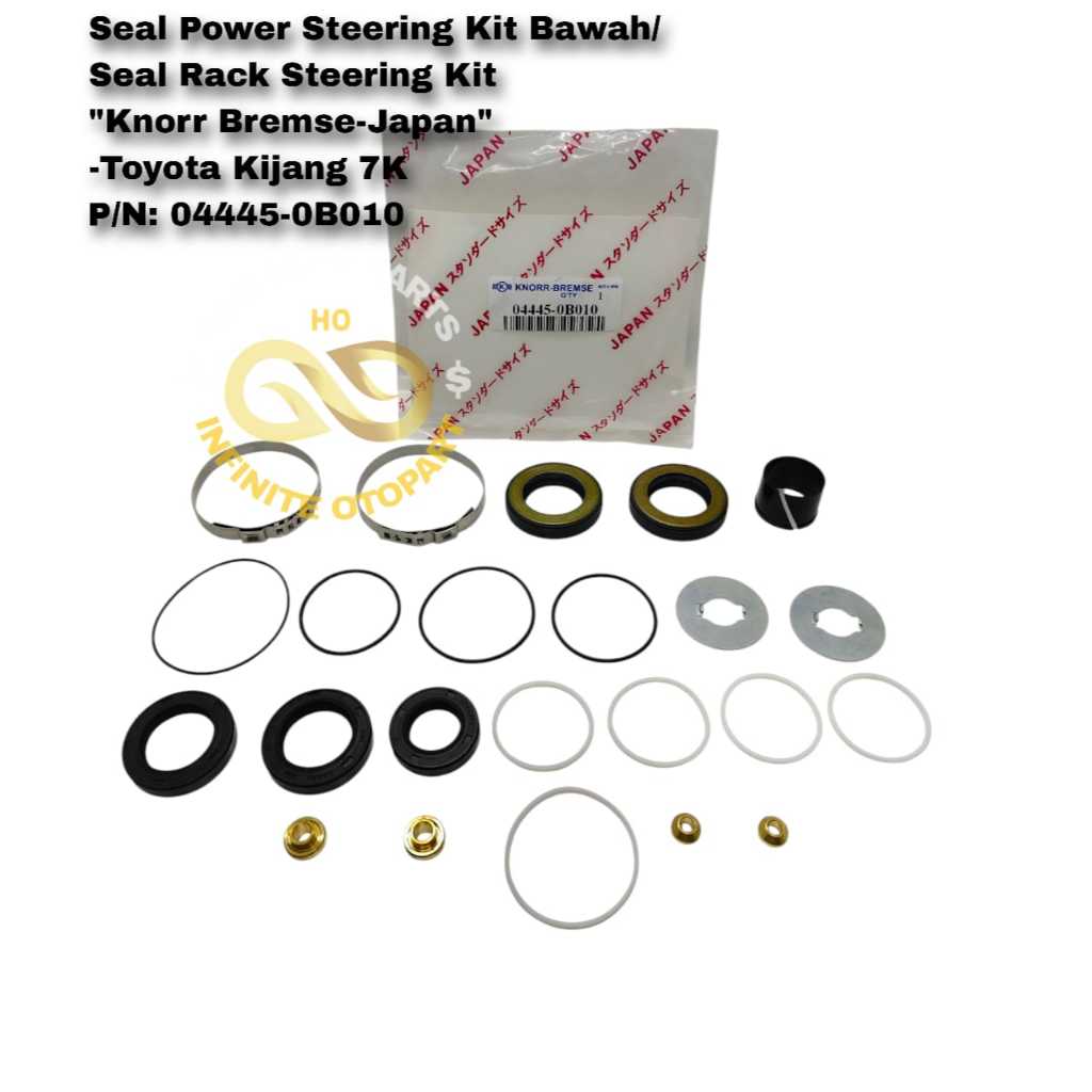 Jual SEAL POWER STEERING KIT LOW BAWAH TOYOTA KIJANG 7K KNORR 04445 ...