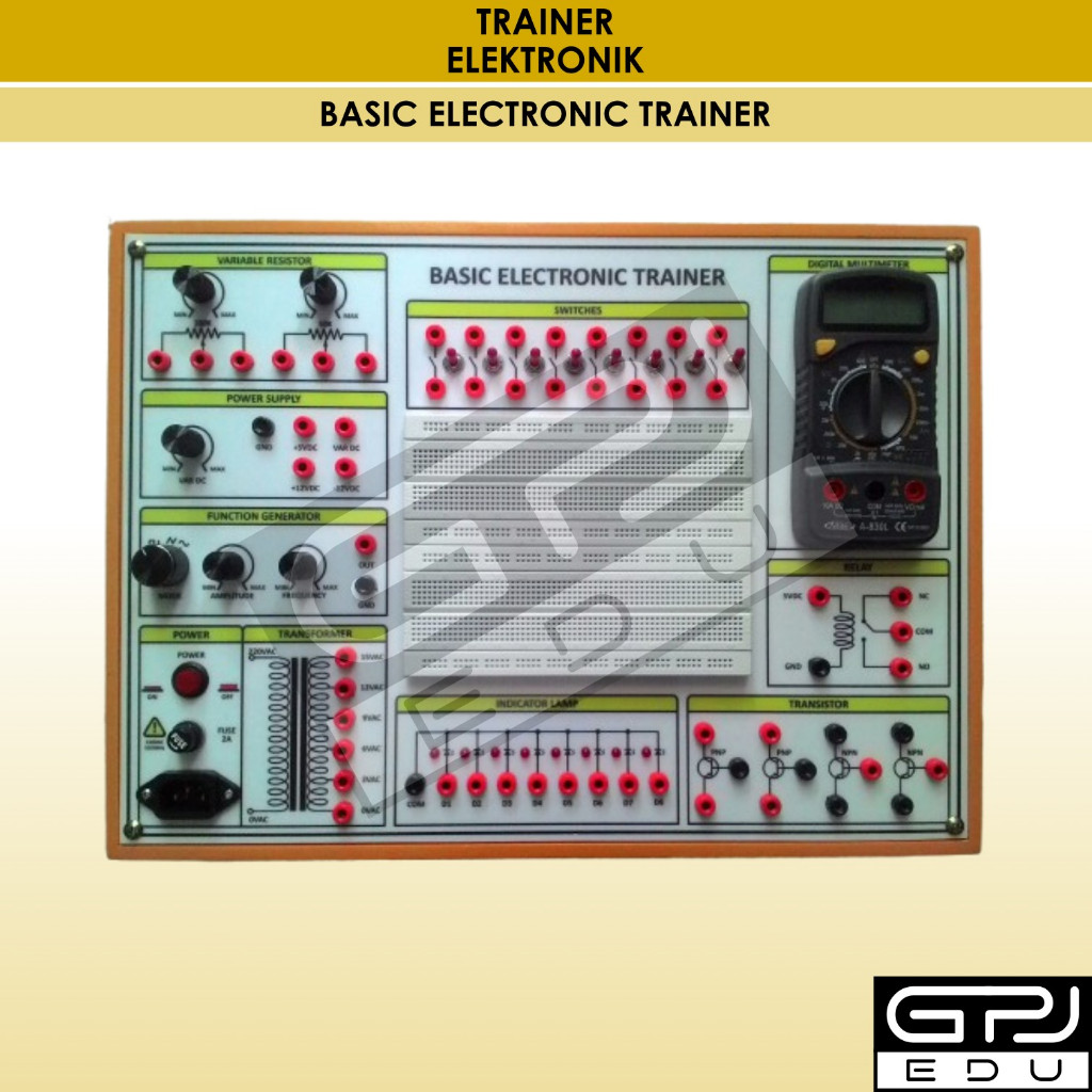 Jual BASIC ELECTRONIC TRAINER (BOX) TRAINER ELEKTRONIKA DASAR | Shopee ...