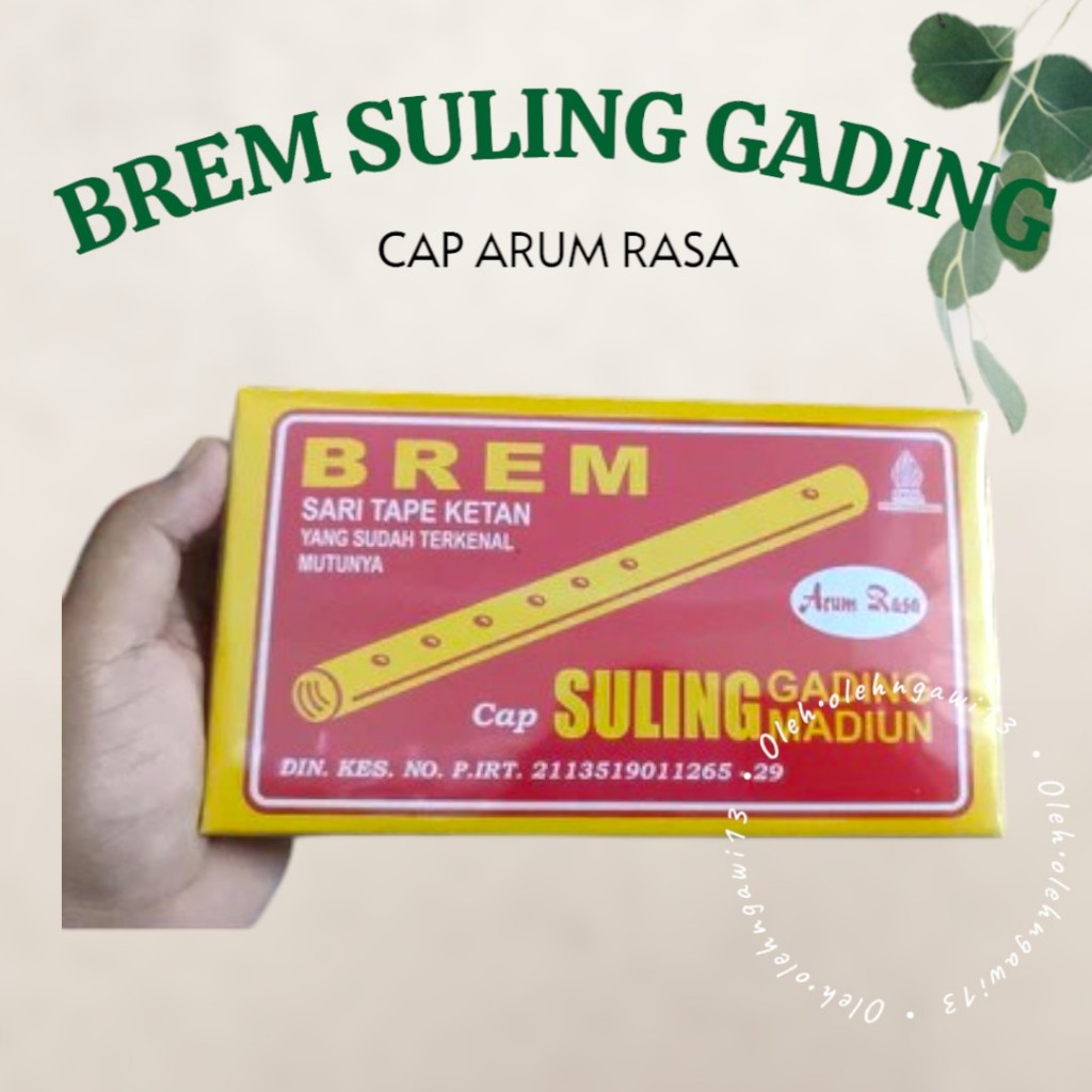 Jual BREM MADIUN CAP SULING GADING , PRODUKSI ARUM RASA | Shopee Indonesia