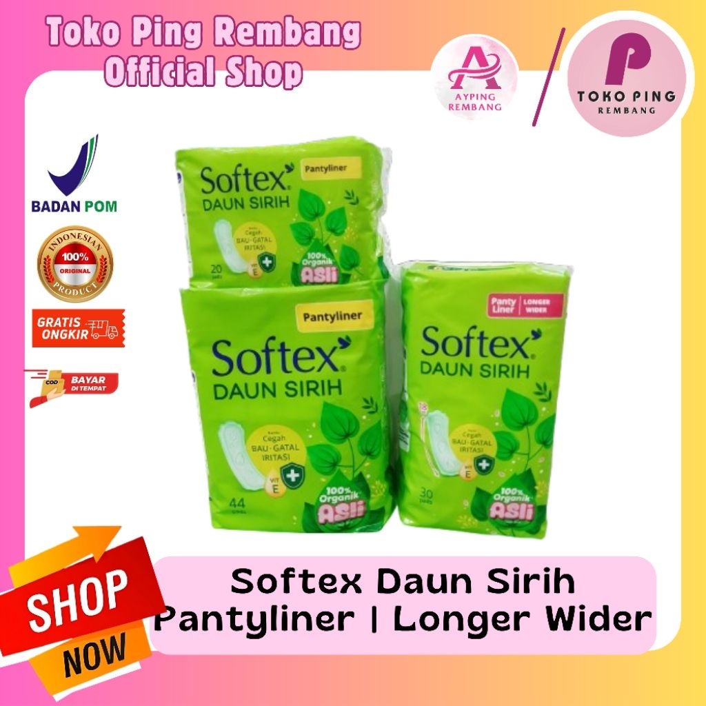 Jual Softex Daun Sirih Panty Liner | Shopee Indonesia