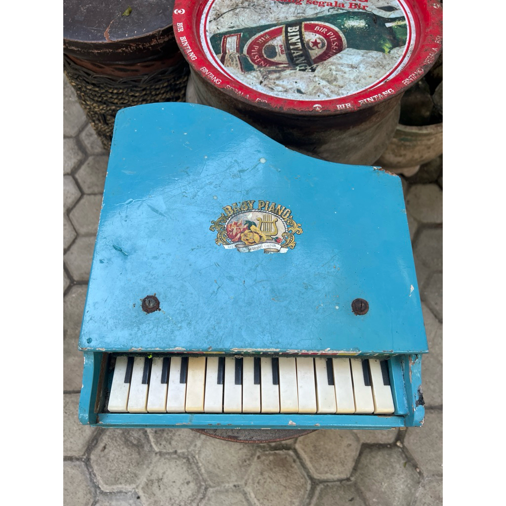 Jual Baby Piano / Mainan Piano Anak-anak Vintage Jaman Dulu, Tanpa ...