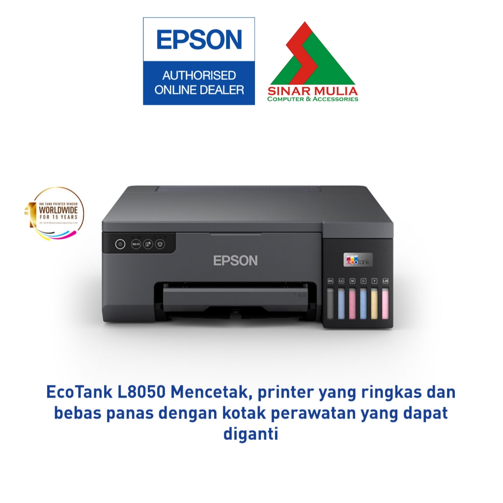 Jual Epson EcoTank L8050 Ink Tank Printer | Shopee Indonesia