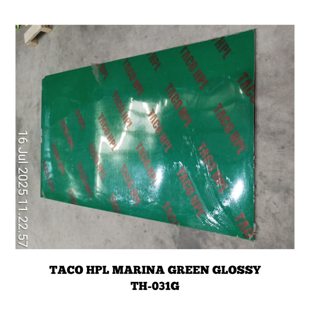 Jual [HPL RIJEK] TACO HPL MARINA GREEN GLOSSY TH-031G | Shopee Indonesia