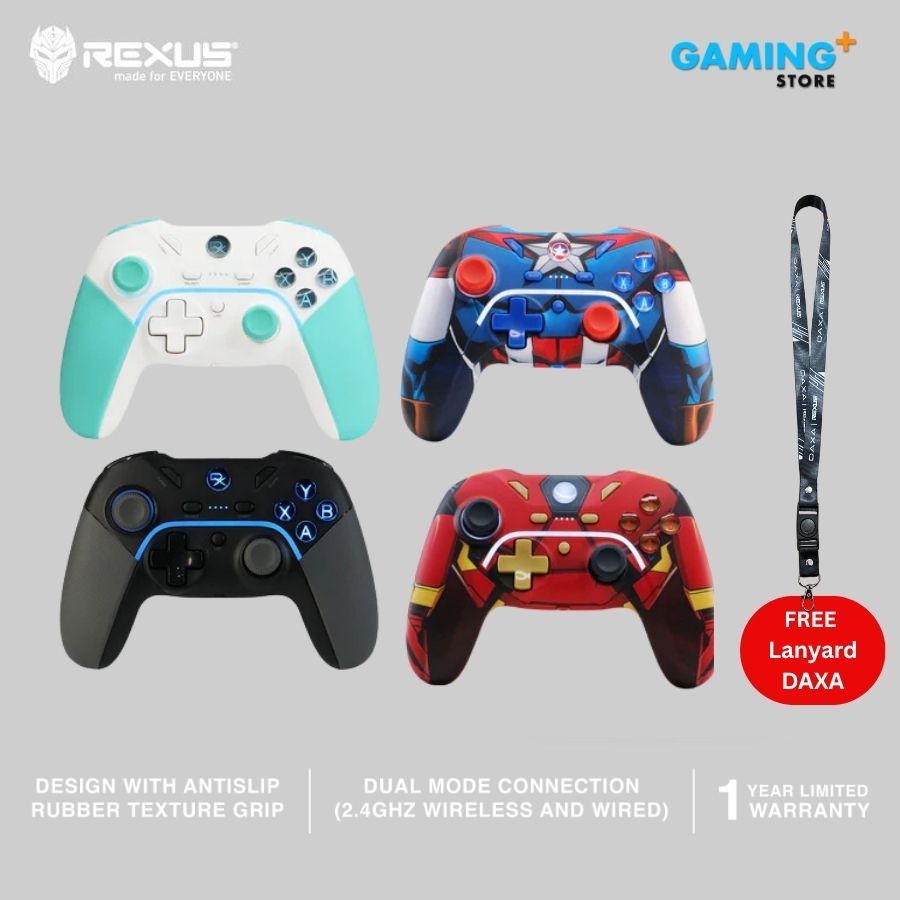 Jual Gamepad Rexus Daxa Asteria AX1 Wireless + Wired | Shopee Indonesia