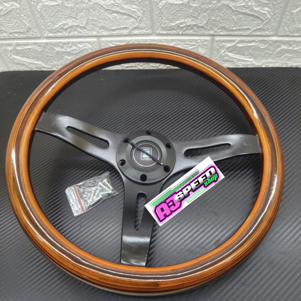 Jual Stir Racing motif Kayu Classic MDF 14 Inch Finish Cat Motir Semi ...