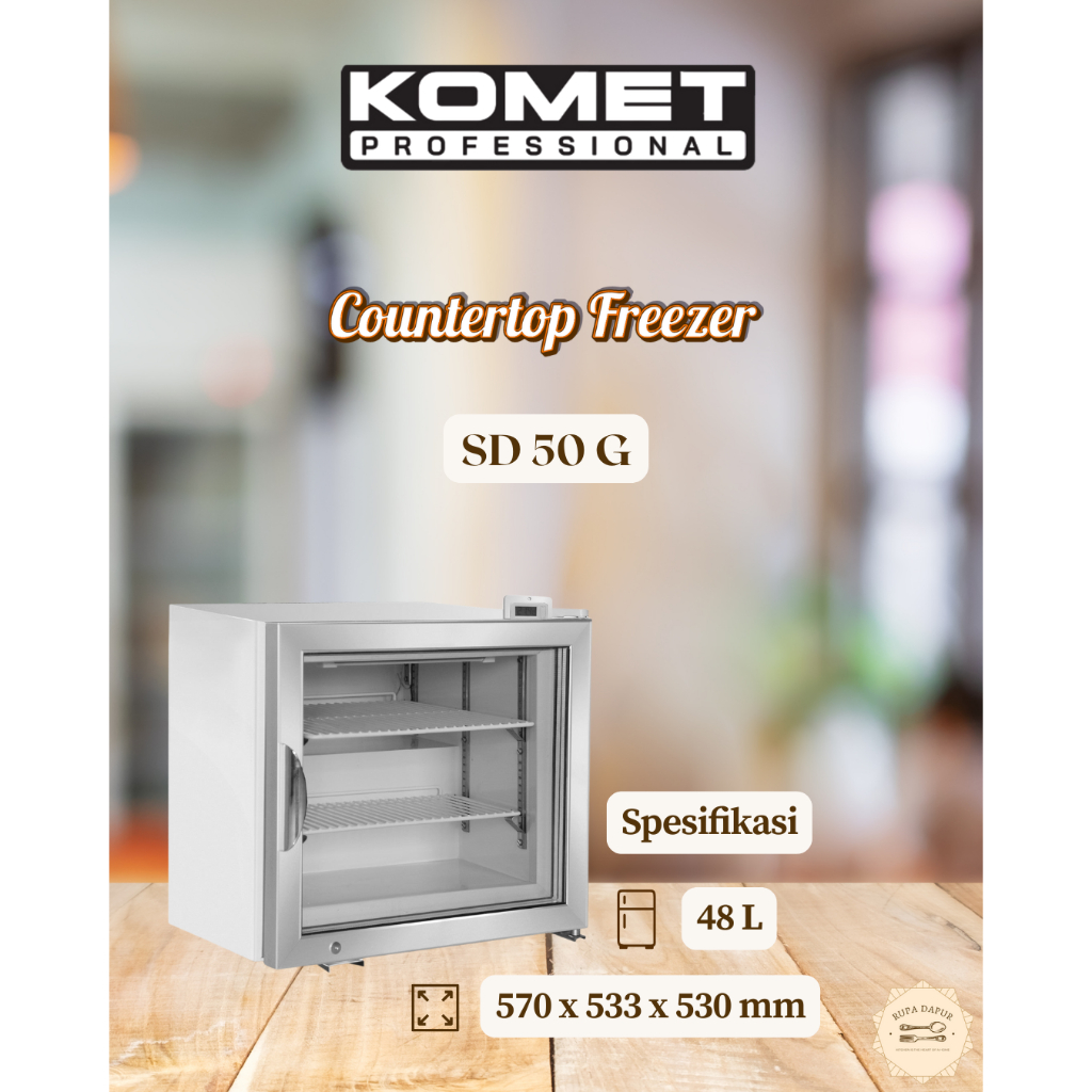 Jual KOMET Countertop Freezer SD-50G Mini Upright Pendingin kapasitas 68 liter | Shopee Indonesia