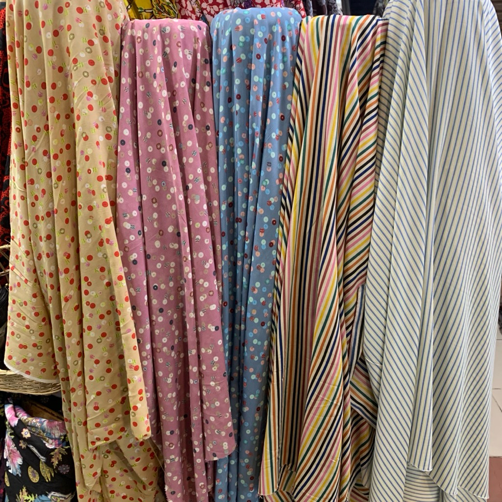 Jual kain diamond crepe motif - kain crepe diamond premium - kain crepe ...