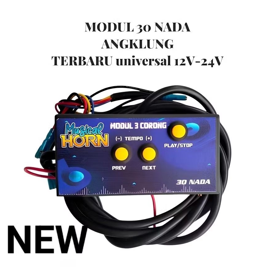 Jual Modul Klakson Telolet 3Corong 56NADA & 30 NADA BASURI 12/24V Mobil ...