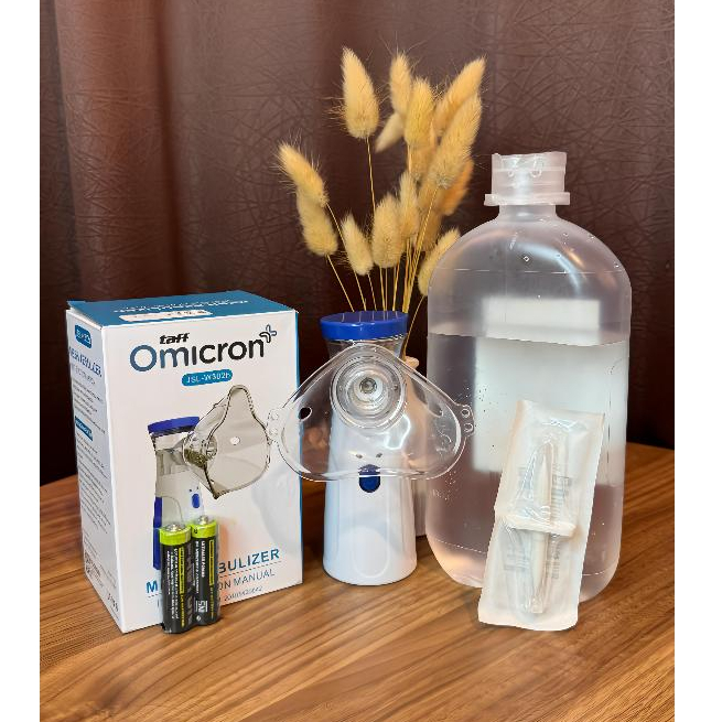 Jual Paket Lengkap 1 Taff Omicron Nebulizer - alat Uap terapi ...
