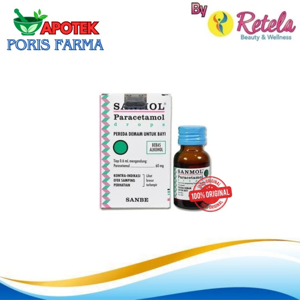 Jual Sanmol Paracetamol Drops 15ml | Shopee Indonesia