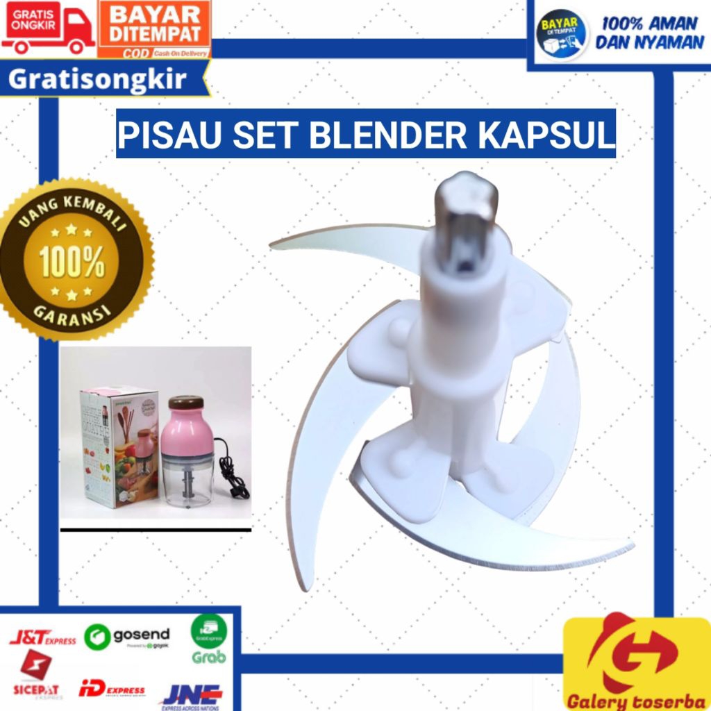 Jual Pisau Blender Chopper Kapsul 650ml – Sparepart Pengganti Mata ...