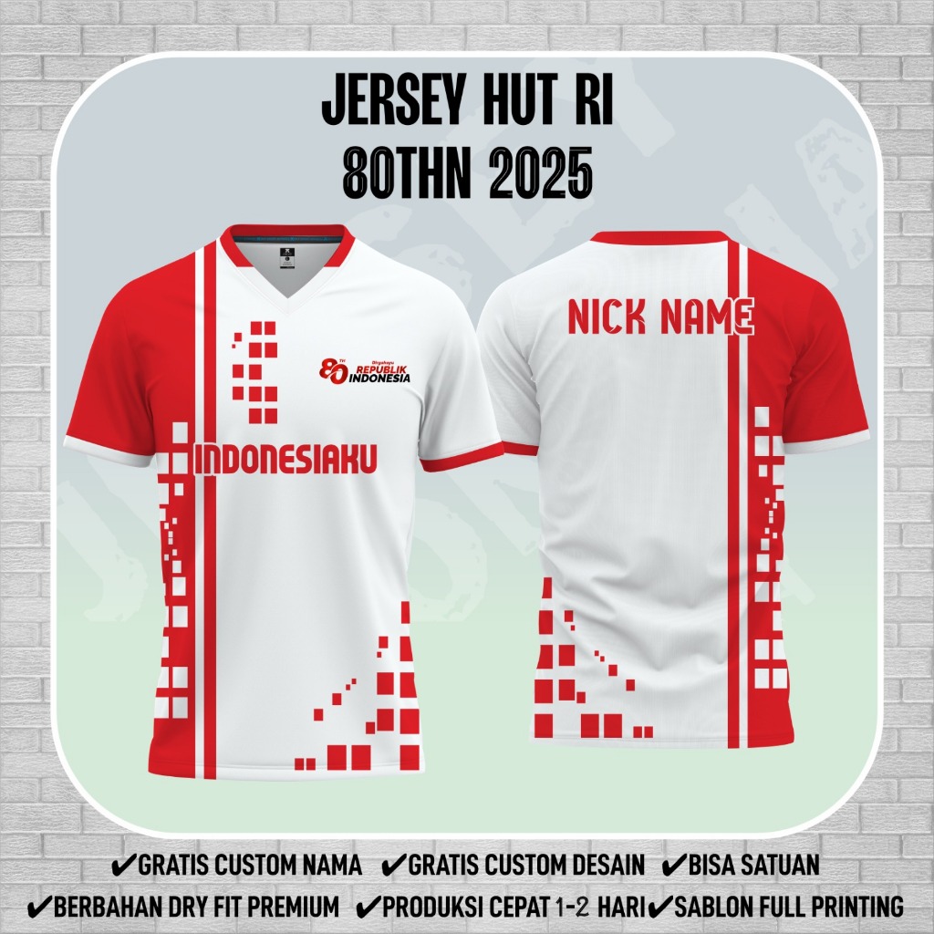 Jual Jersey Running HUT RI 17 Agustus – Baju Lari Dryfit Pria Wanita ...