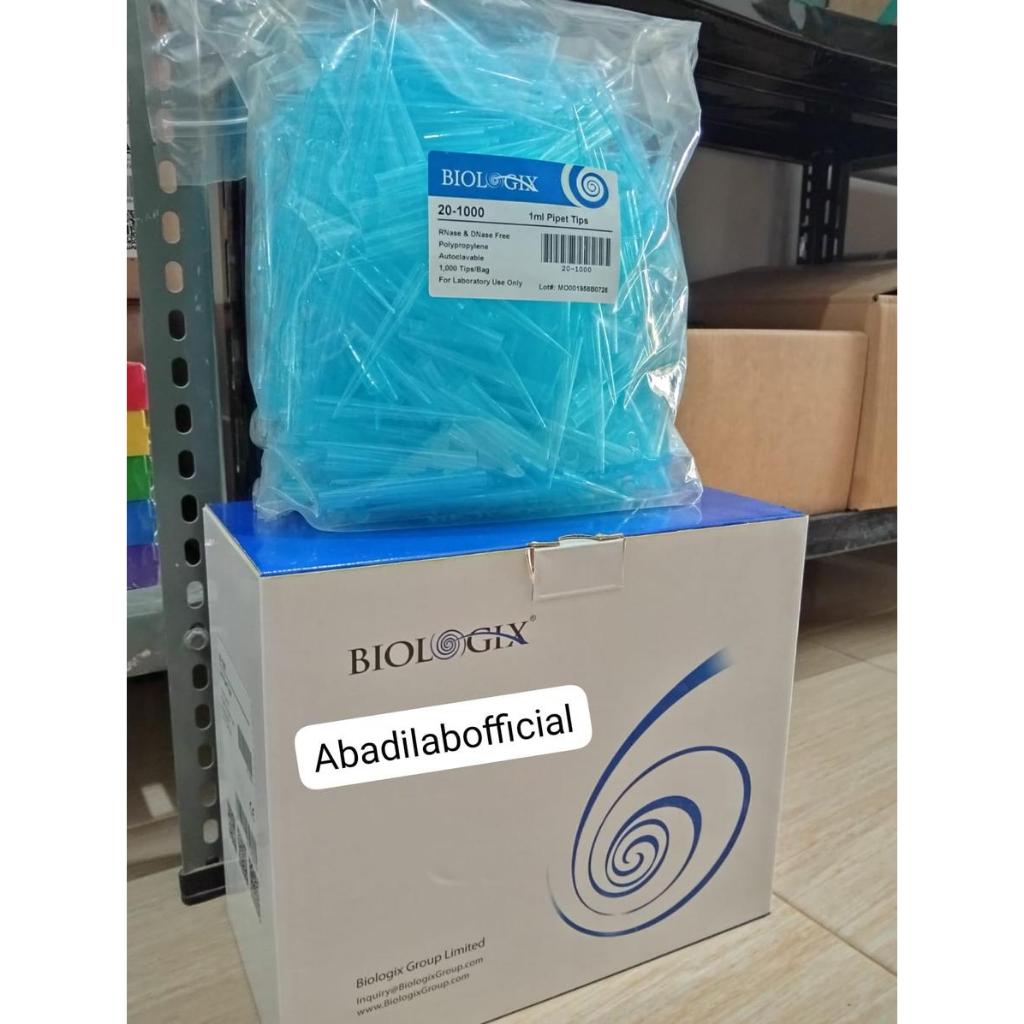 Jual Pipet Tips 1000ul Non Sterile Blue Tips Bulk Pack Biologix ...