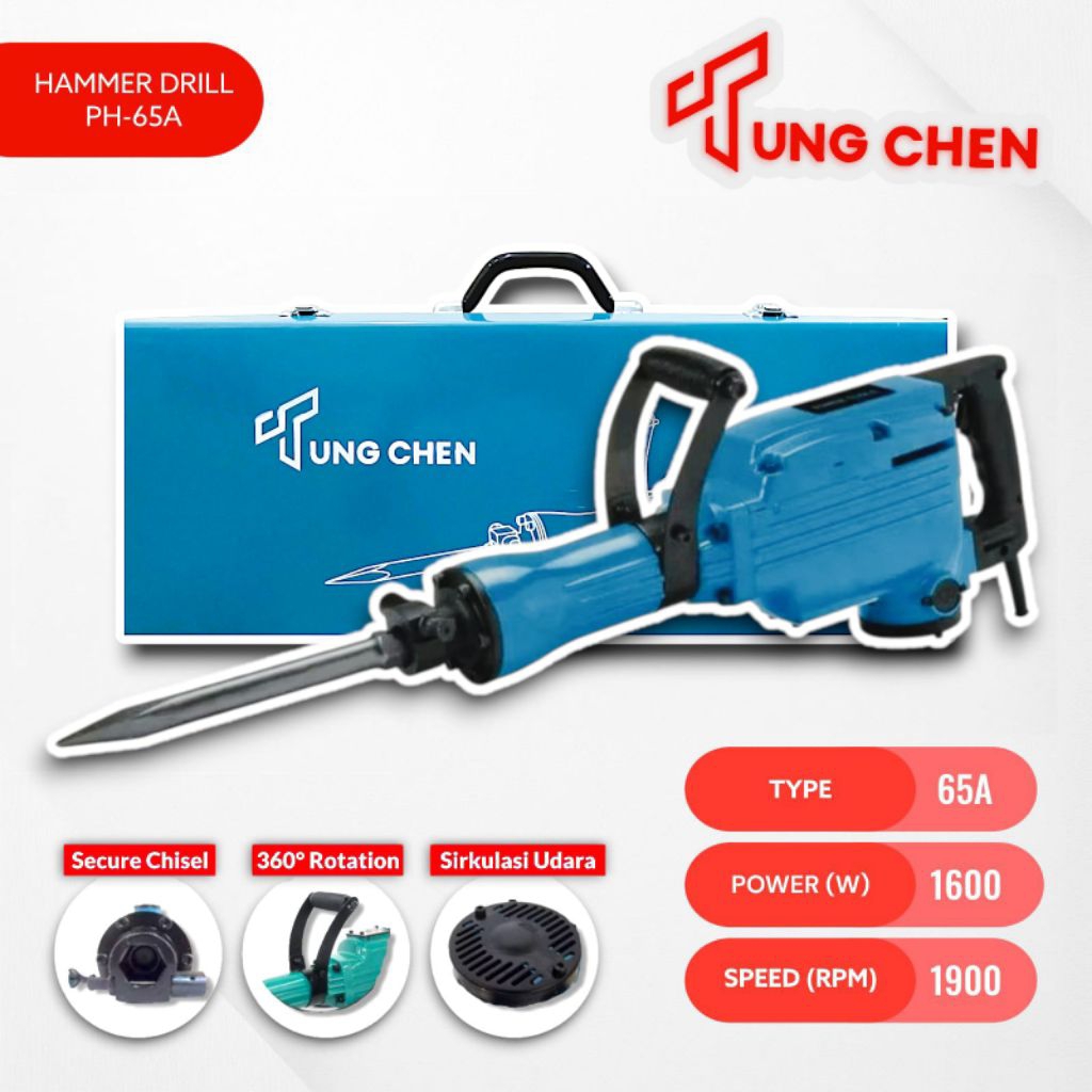 Jual NEW!!! Mesin Jack Hammer Breaker SEBO PH-65A Bor Bobok Beton Aspal ...