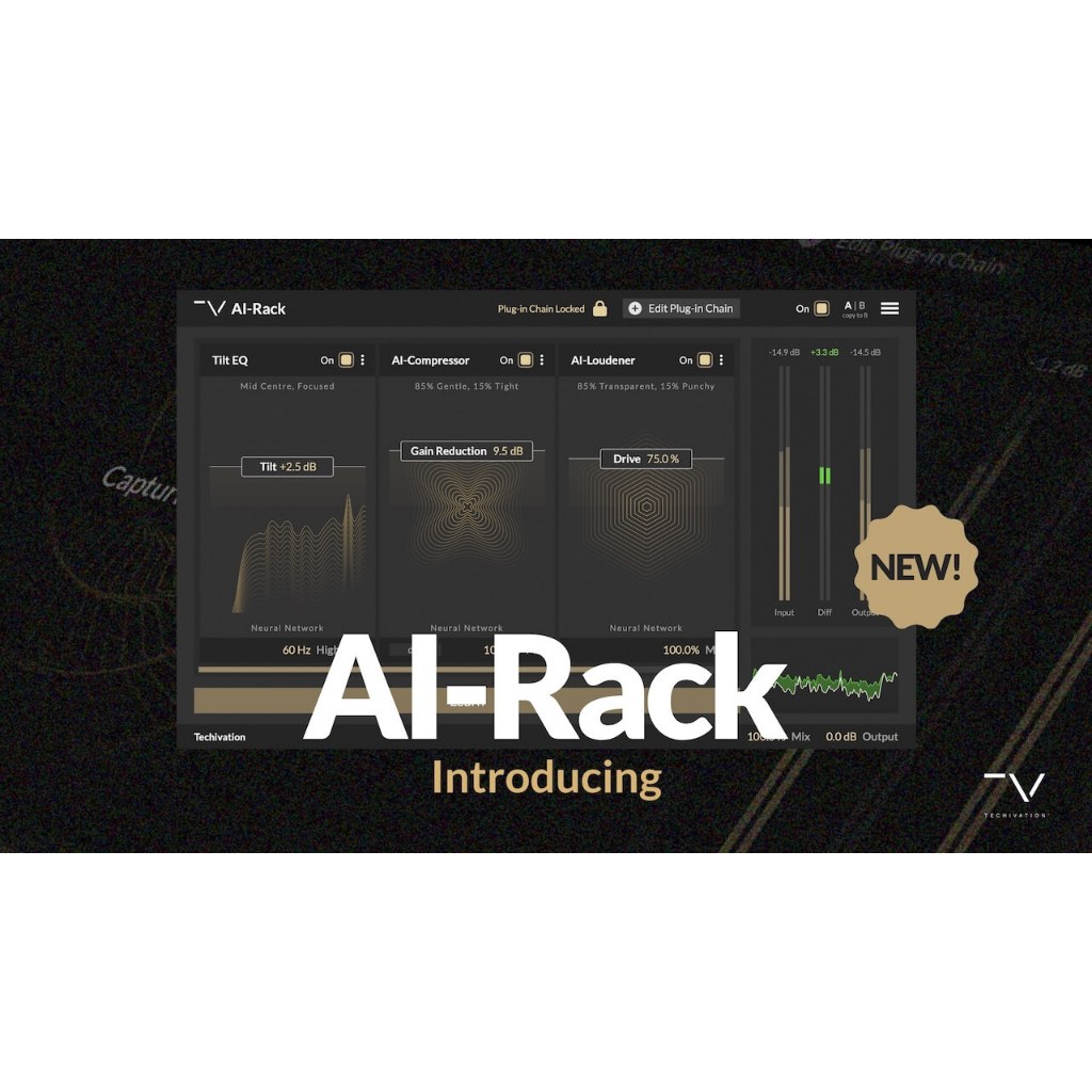 Jual Techivation - AI-Rack - vst Solusi Cerdas untuk Kreasi Audio Tanpa ...