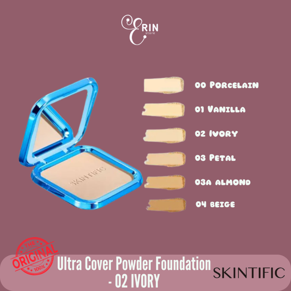 Jual [READY STOCK] SKINTIFIC Ultra Cover Powder Foundation 9gr (02 ...