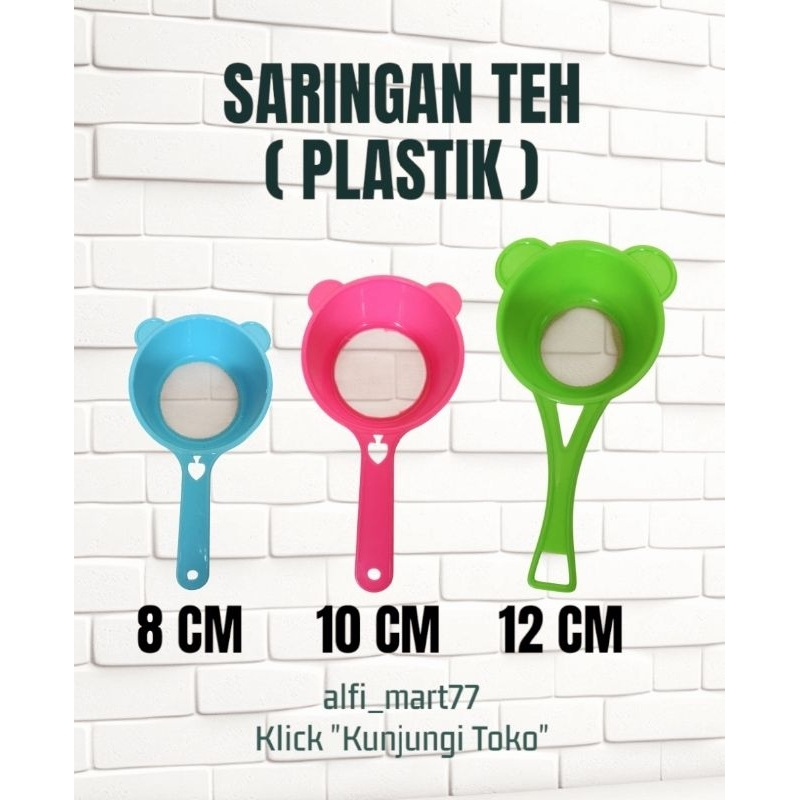 Jual SARINGAN TEH PLASTIK UKURAN 8,10,12 CM (1PCS) | Shopee Indonesia