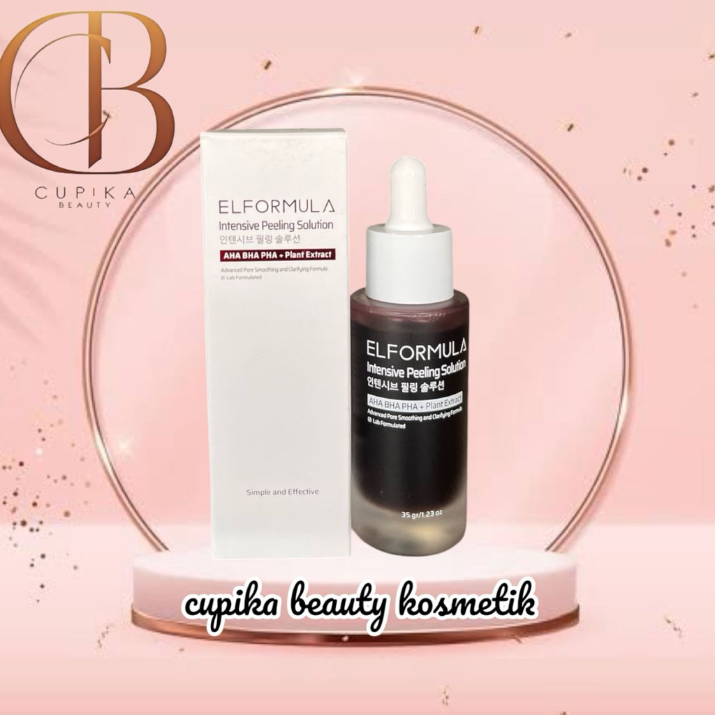 Jual bk.xx] ELFORMULA PEELING SOLUTION AHA BHA PHA PLANT EXTRACT 35 ml ...