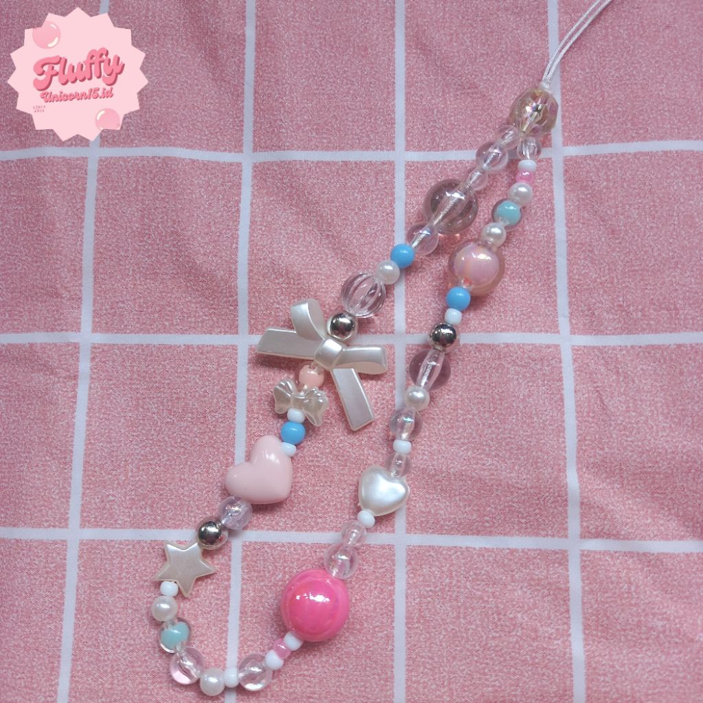 Jual Gantungan Hp/Strap Hp Model Korea Manik Lucu | Shopee Indonesia