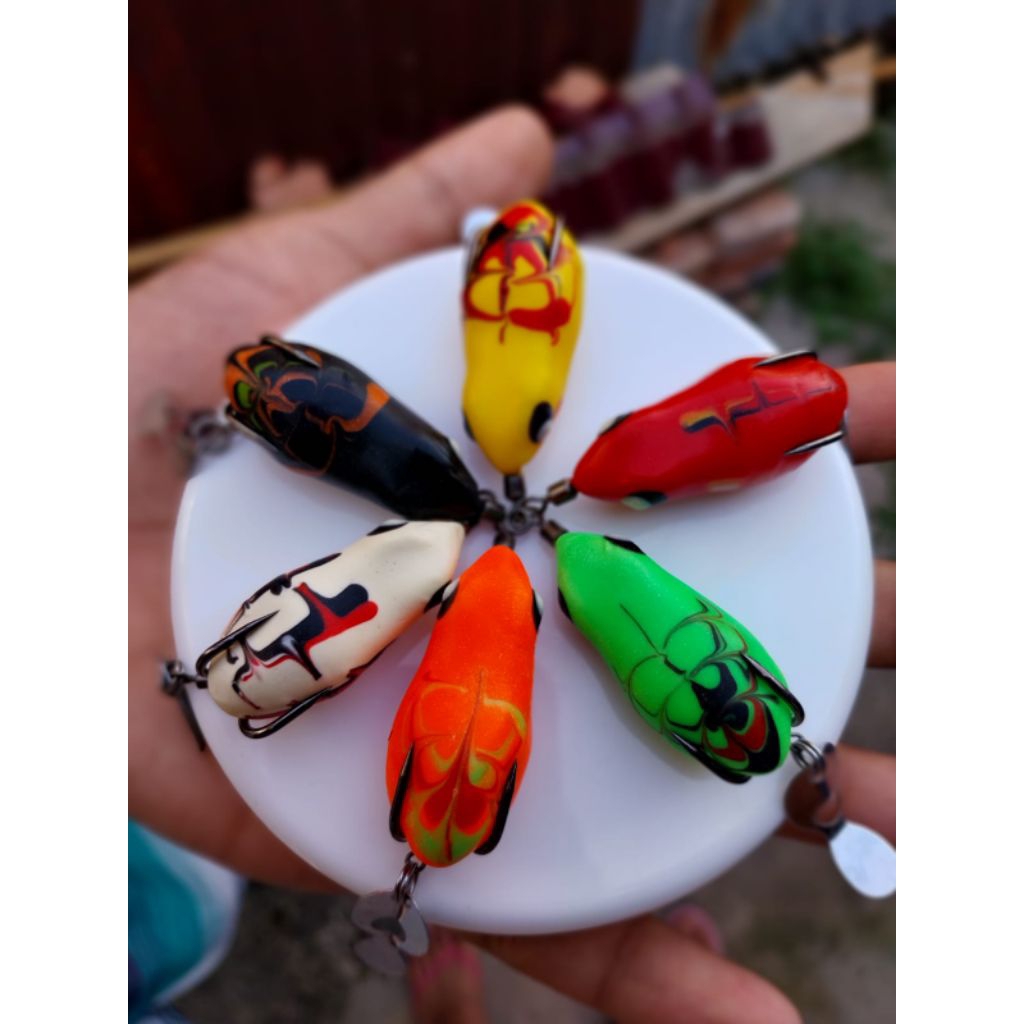 Jual softrog 4cm rasa jaws dan top water | Shopee Indonesia