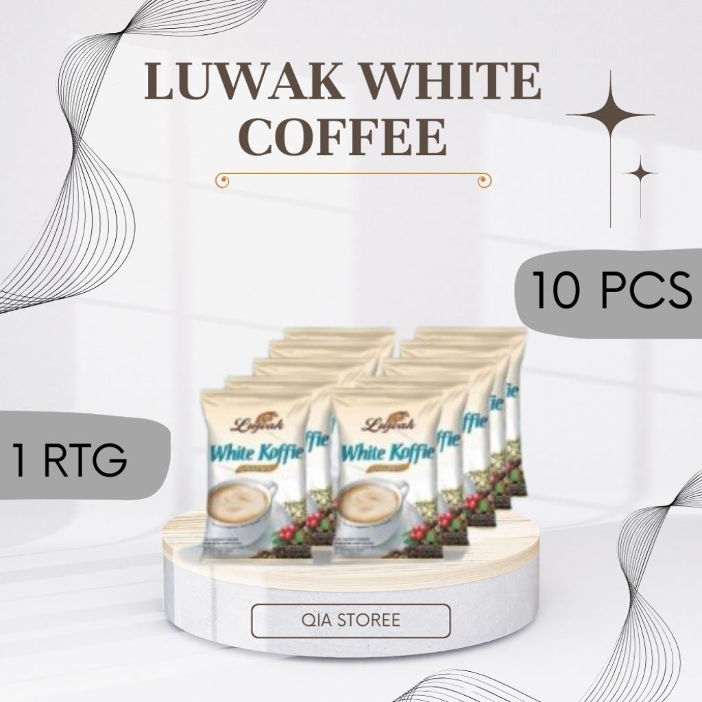 Jual Luwak White Koffie Original 3 In 1 Kopi Luwak Instan 1Renteng Isi ...