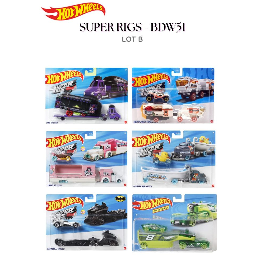 Jual Hot wheels super rigs trailer BDW51 | Shopee Indonesia