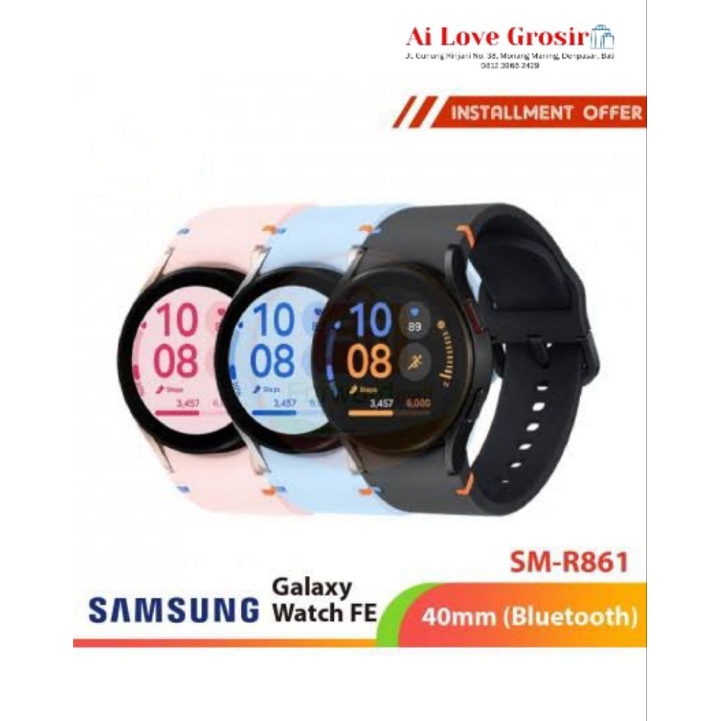 Jual SAMSUNG GALAXY WATCH FE 40MM SMARTWATCH -- Garansi Resmi | Shopee ...