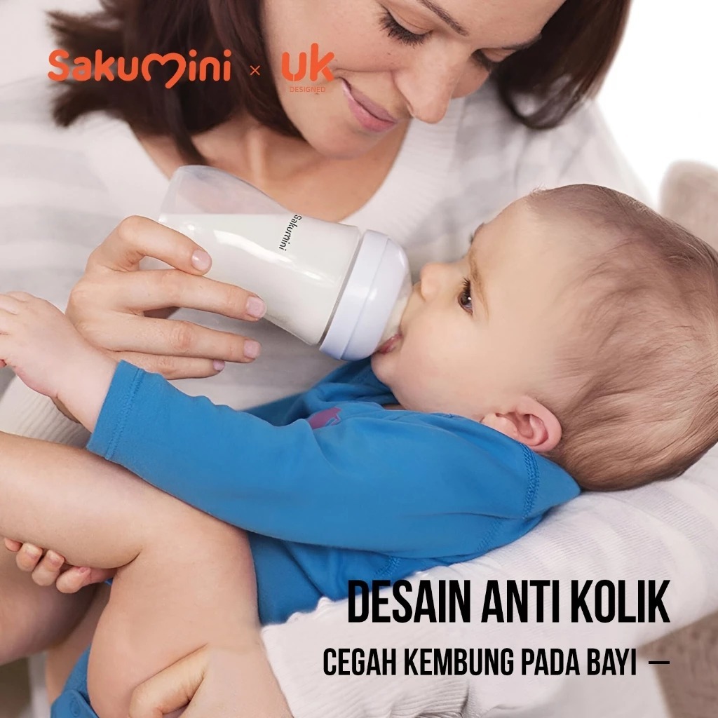 Jual Sakumini Baby Natural Milk Feeding Bottle Botol Susu Bayi Newborn ...