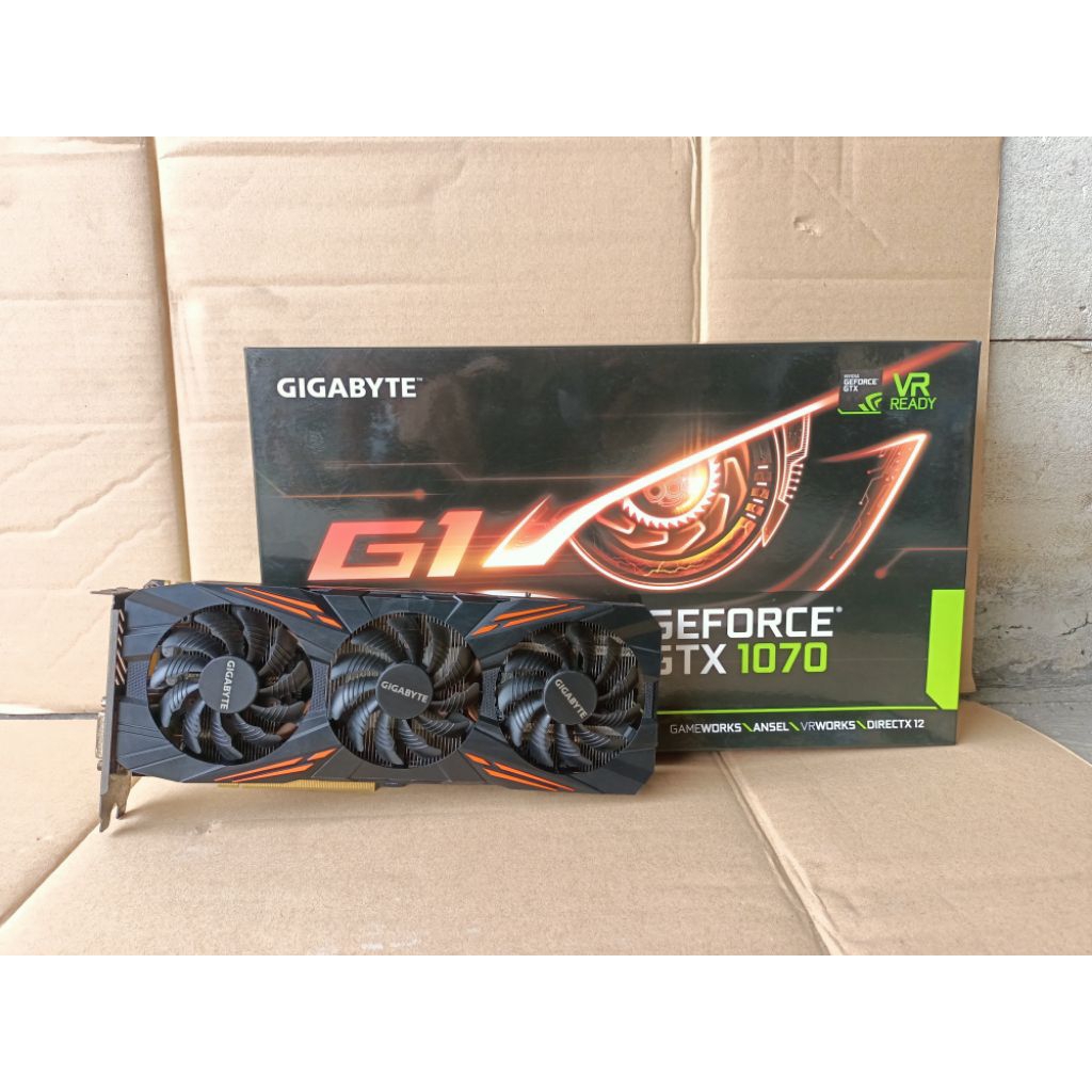 Jual Vga NVIDIA GeForce GTX 1070 G1 Gaming GDDR5 8GB 256 bit Murah ...