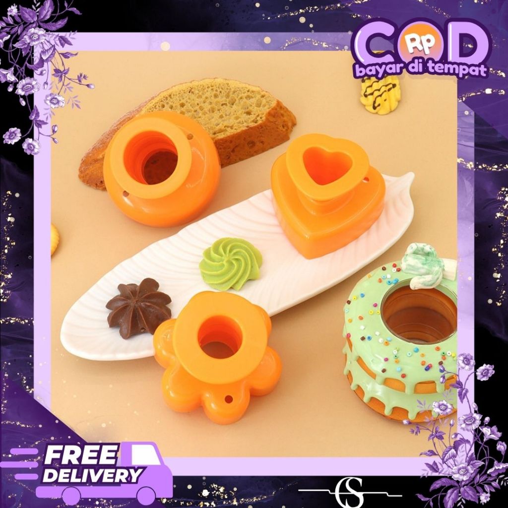Jual Cetakan Donat Kue Roti Bahan Plastik / Doughnut Mold / Bentuk ...