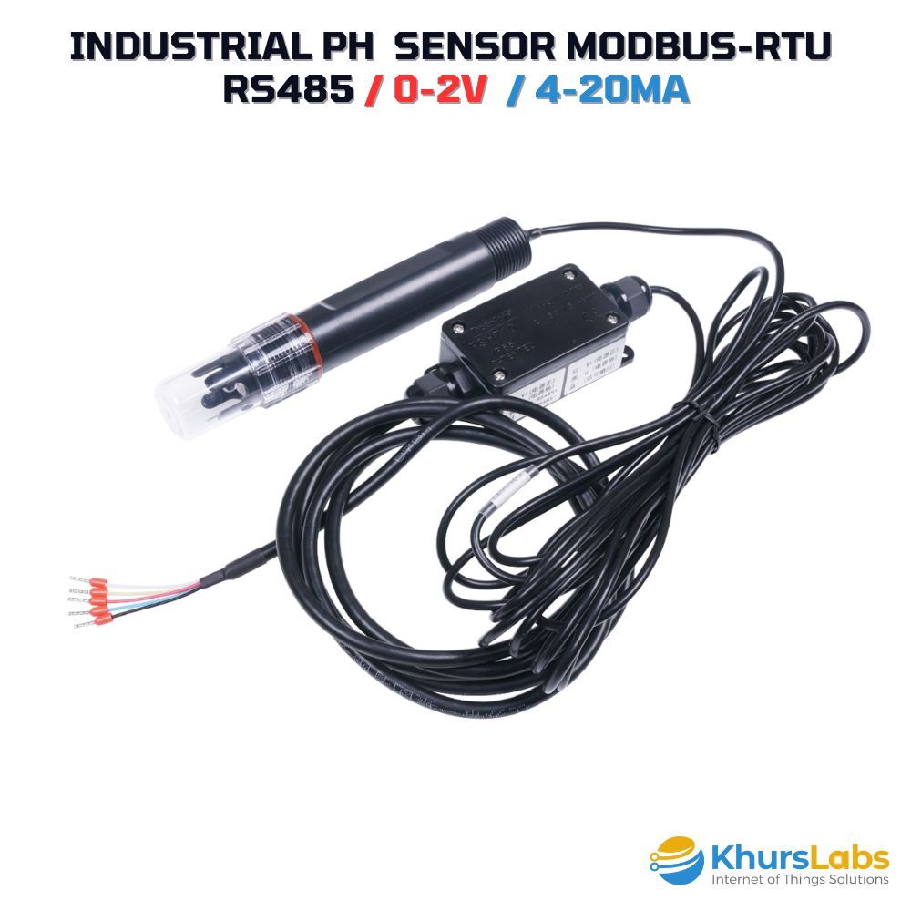 Jual Industrial pH Meter / PH Sensor MODBUS-RTU RS485 & 0-2V Analog ...