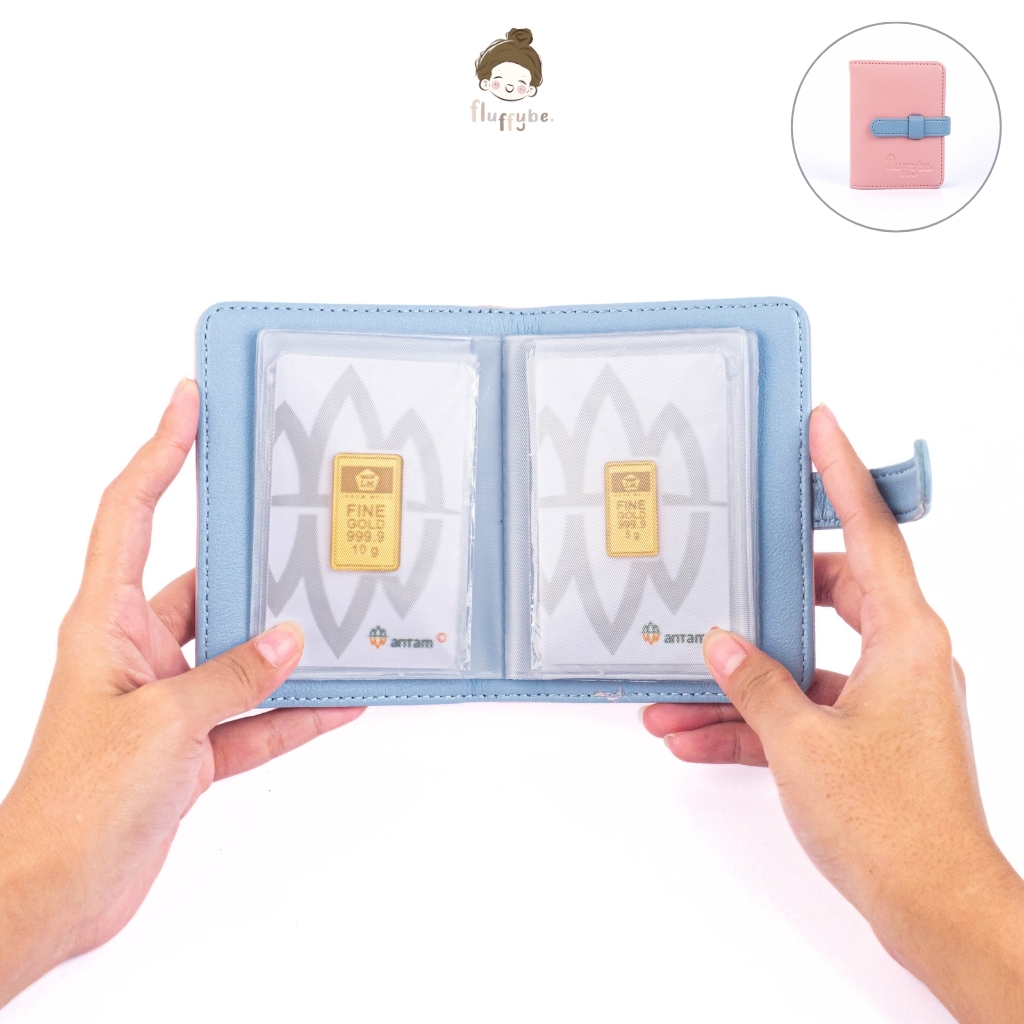 Jual Fluffybe - Dompet Emas Logam Mulia Antam Kartu Mini Pink-Light ...