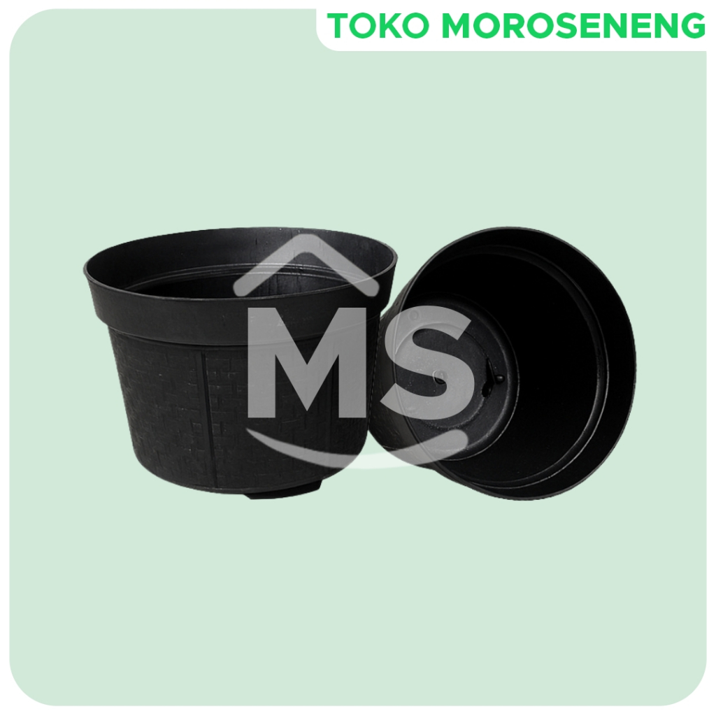 Jual POT ANYAM HITAM 25 EKO | Satuan | Paket 2/4/6 Pcs | Shopee Indonesia