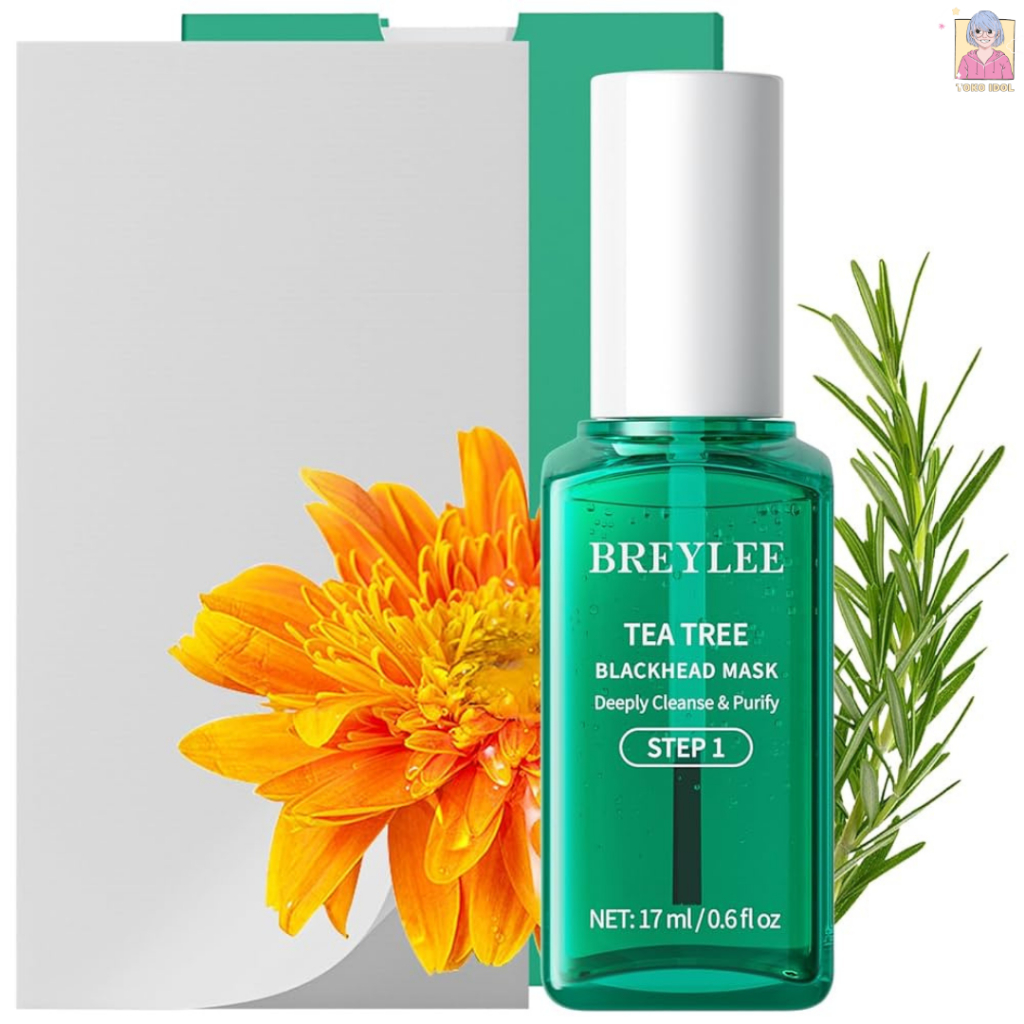 Jual (TERLARIS) BREYLEE Tea Tree Blackhead Mask & Pore Minimizer Serum ...