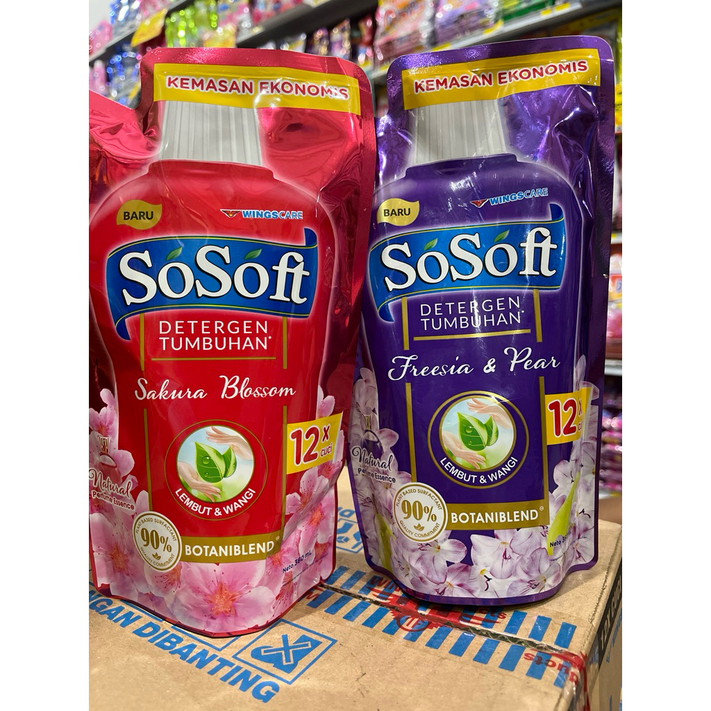 Jual Sosoft detergen tumbuhan 360ml | Shopee Indonesia